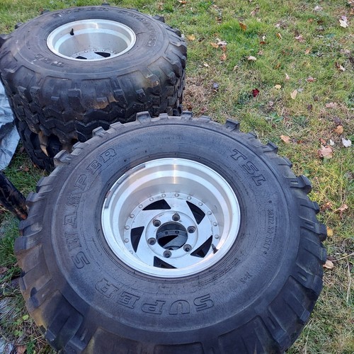TSL Super Swamper 4-Tires 38 X 12.50, 15 Light Truck Includes Chevy 6 ...