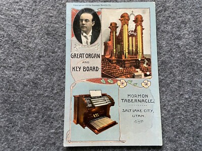 The Great Organ and Keyboard, Mormon Tabernacle, Salt Lake City Vintage ...