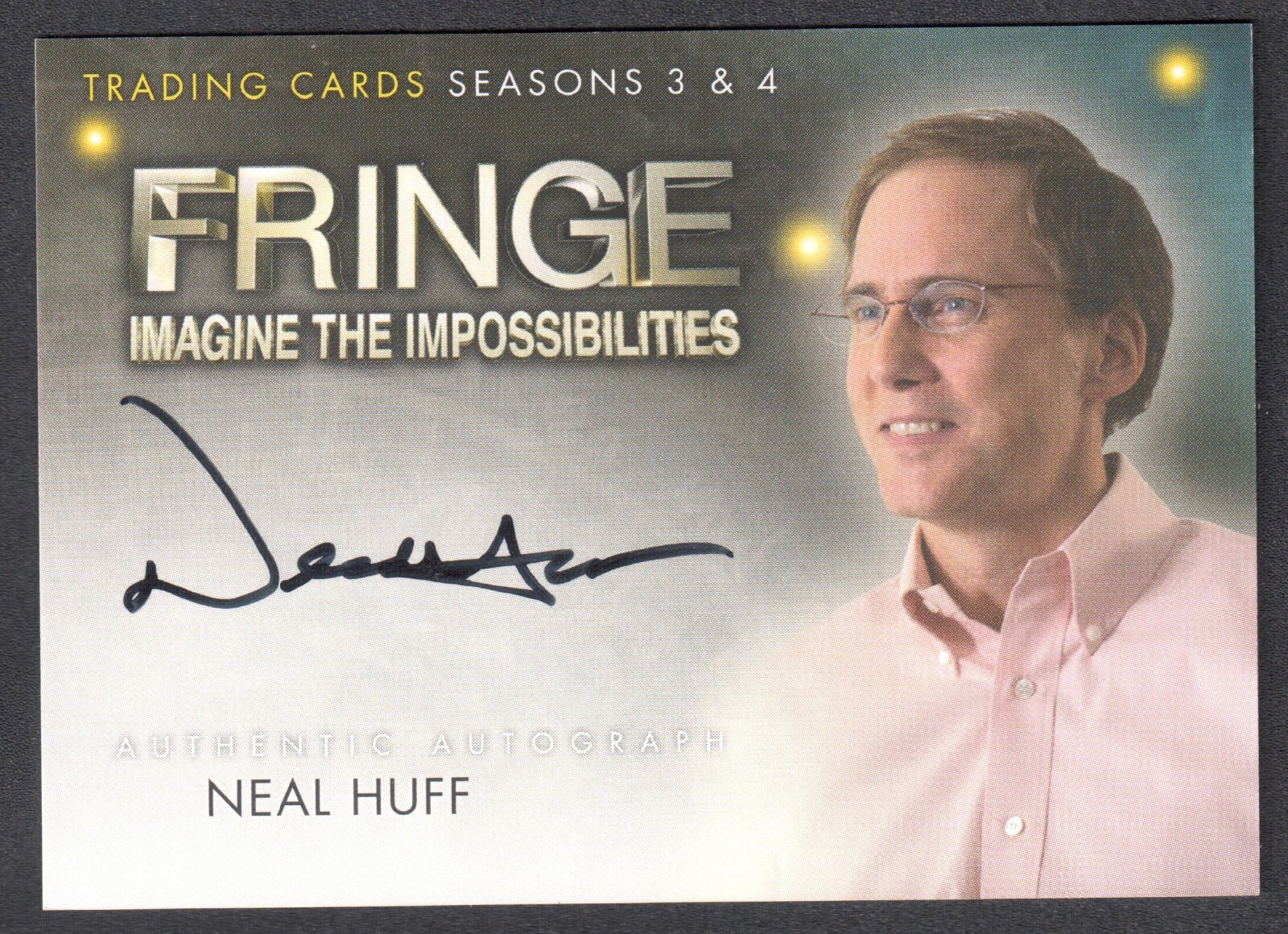 FRINGE SEASON 3 & 4 (Cryptozoic 2012) Autograph Card #A17 NEAL HUFF | eBay