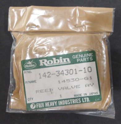 New Subaru Robin 142-34301-10 Reed Valve AY 14530-G1 E-Z-GO Reed Leaf ...