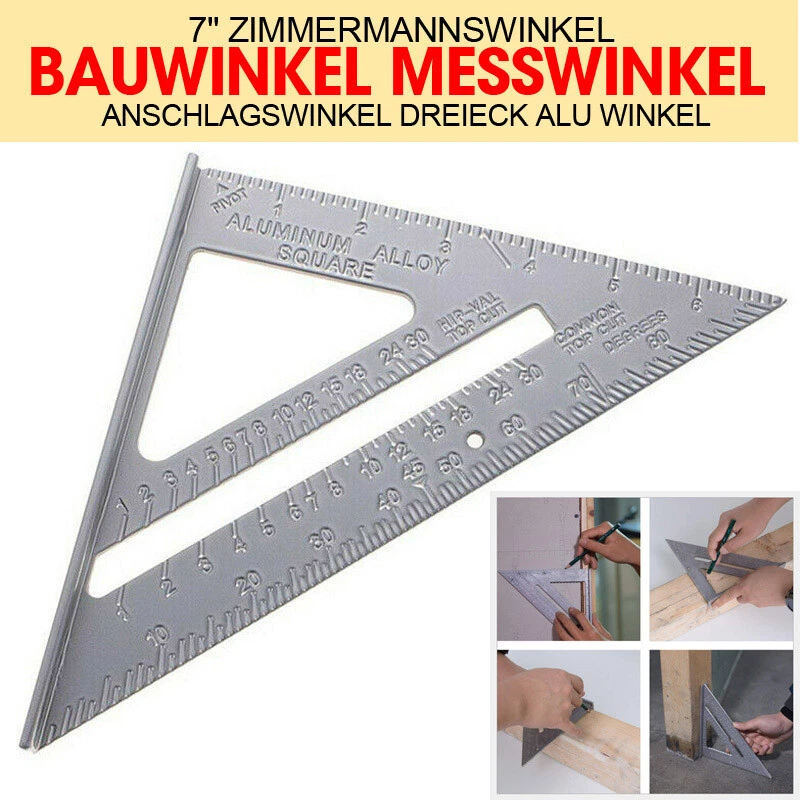 Steel Triangle Ruler