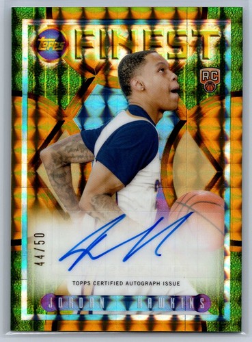 2023-24 Topps Finest Jordan Hawkins Gold Geometric Auto Rookie RC /50 ...