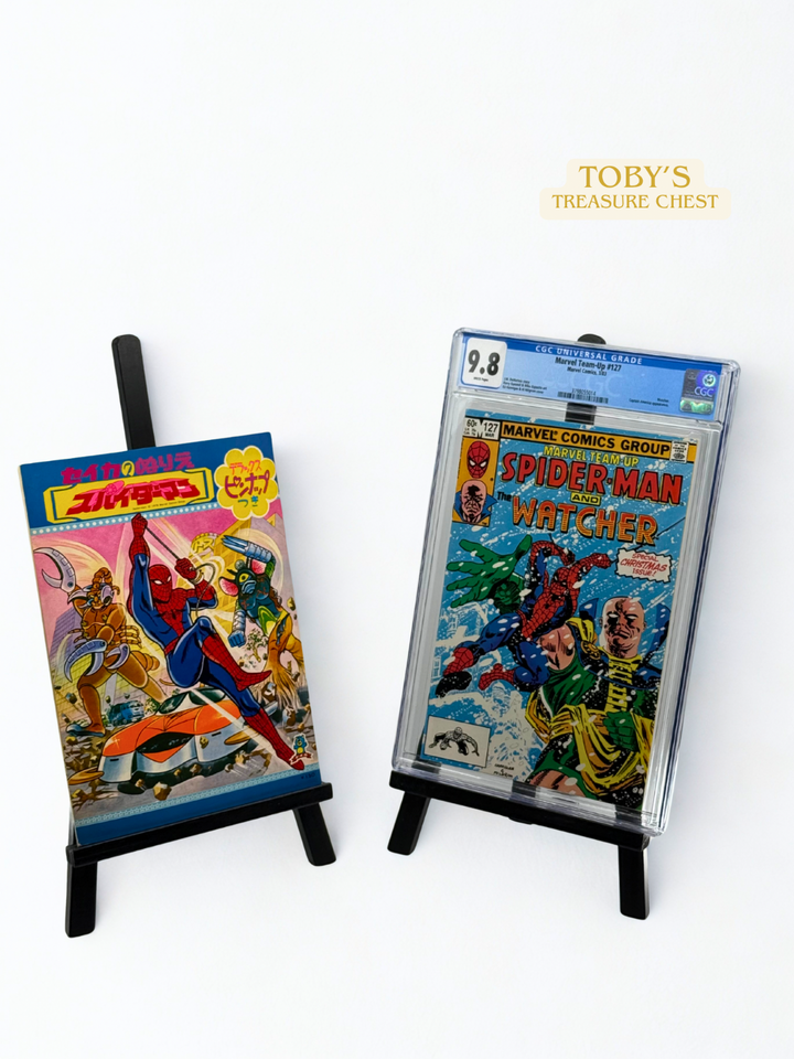 Marvel Spider-Man Coloring Book and Spider-Man & the Watcher Comic Book ...