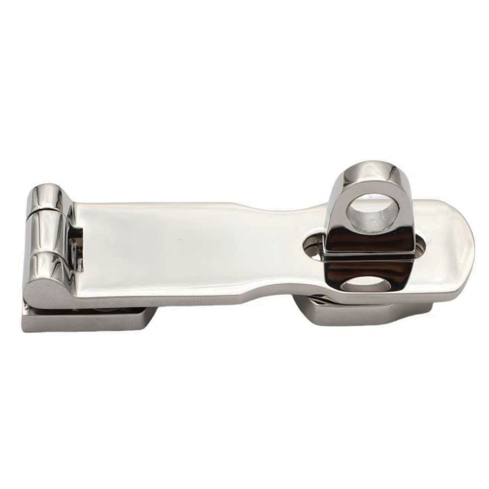 Heavy Duty Door Hasp with Turning Padlock Eye Mount Yachts Door Hasp ...