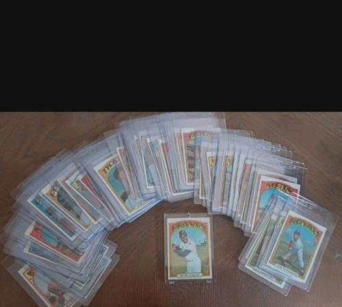 Topps Baseball 1972 Starter Set 60 Card Lot Hank Aaron Baseball Vintage ...
