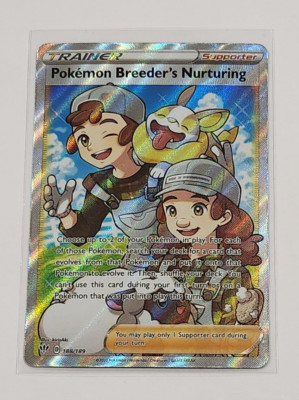 2021 POKEMON TRAINER POKEMON BREEDER'S NURTURING HOLO TRADING CARD | eBay