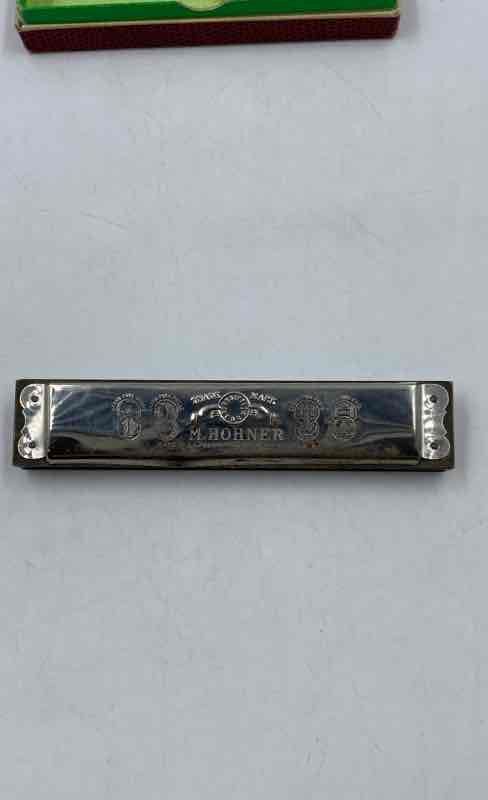 Vintage M. Hohner The Echo Musical Instrument Portable Harmonica Key Of ...