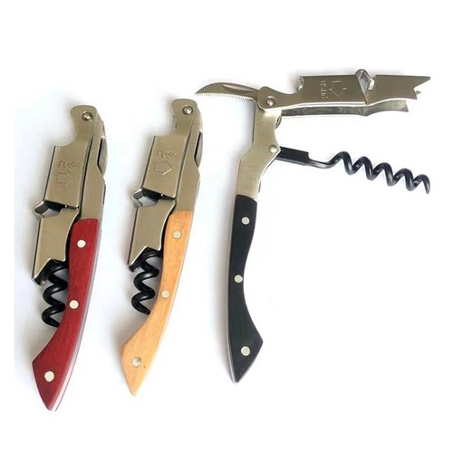 Coutale Stainless Steel Wine Opener Waiter's Corkscrew Sommelier Mini ...