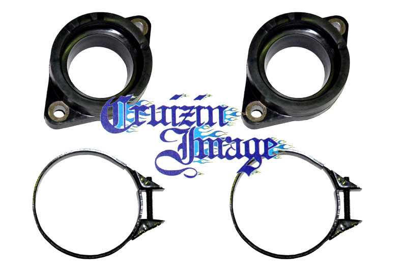 74-77 YAMAHA XS650 CARB INTAKE SET INSULATOR CLAMPS INCLUDED 21 ...