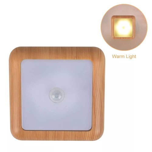 Motion Sensor 6 LED Night Light Battery Powered Indoor Closet Cabinet ...