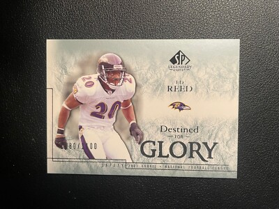 2002 Upper Deck Legendary Cuts Destined For Glory Ed Reed Rookie /1100 ...