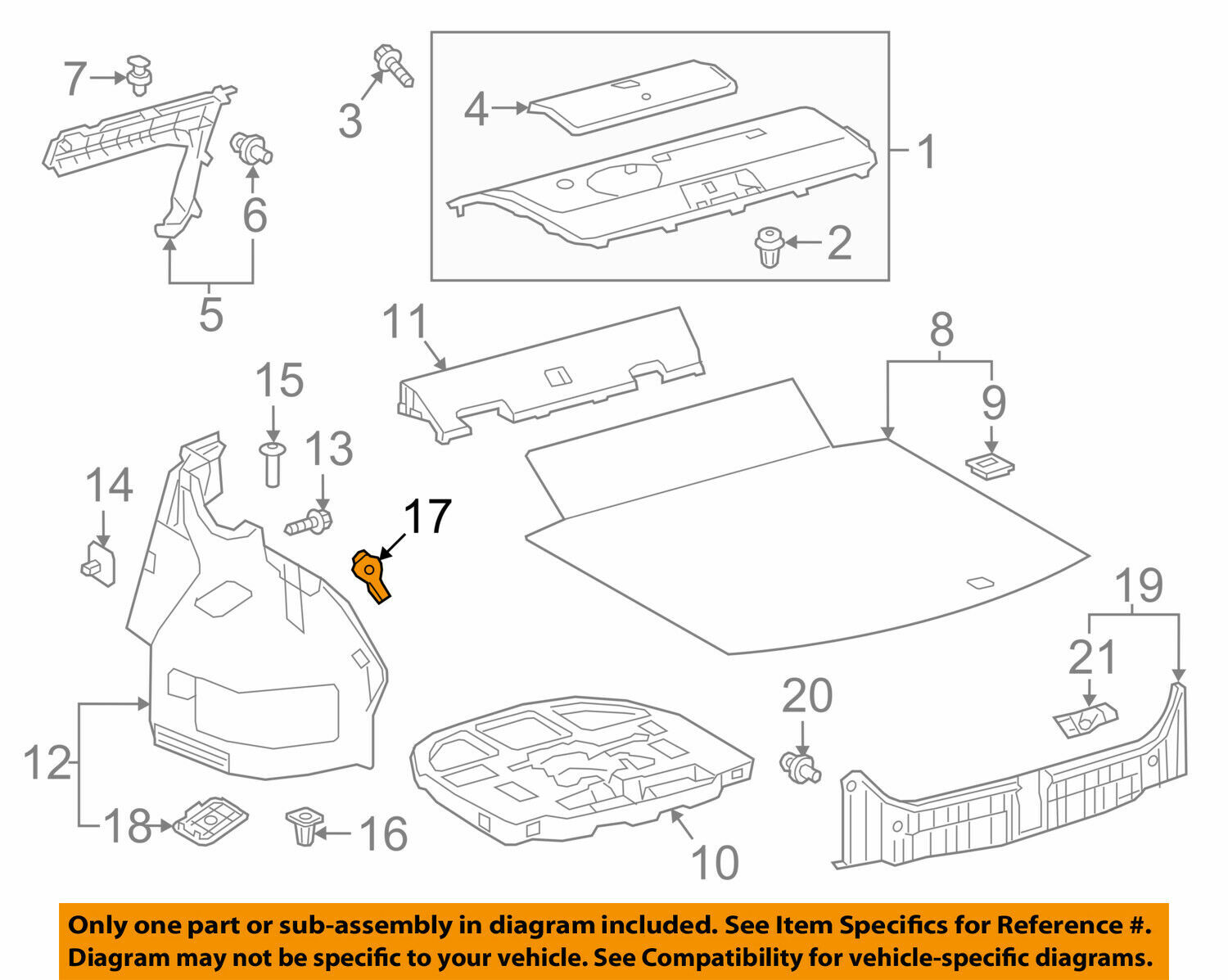 GENUINE OEM TOYOTA CAMRY AVALON BLACK LUGGAGE COMPARTMENT HOOK 64725 ...