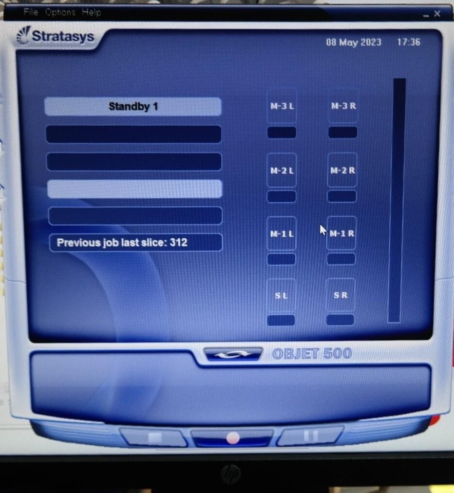 STRATASYS OBJET500 CONNEX 3 3D Printer 2015 Low Hours with a zscanner ...