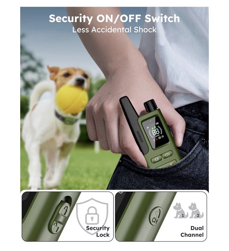 Dog Shock Collar 2 Dogs (10-120Lbs) - 4200FT Dog Training Collar with ...