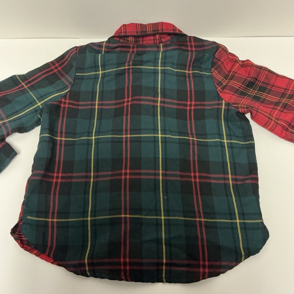 Gap Kids x Pendleton Pyjamas 2 Piece Set Red Green Plaid Size 5 Years Pants Top | eBay