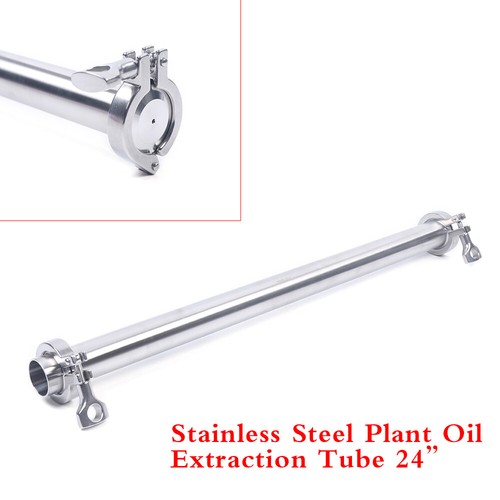Stainless Steel Plant Oil Extraction Tube 24'' Open Blast Extractor ...