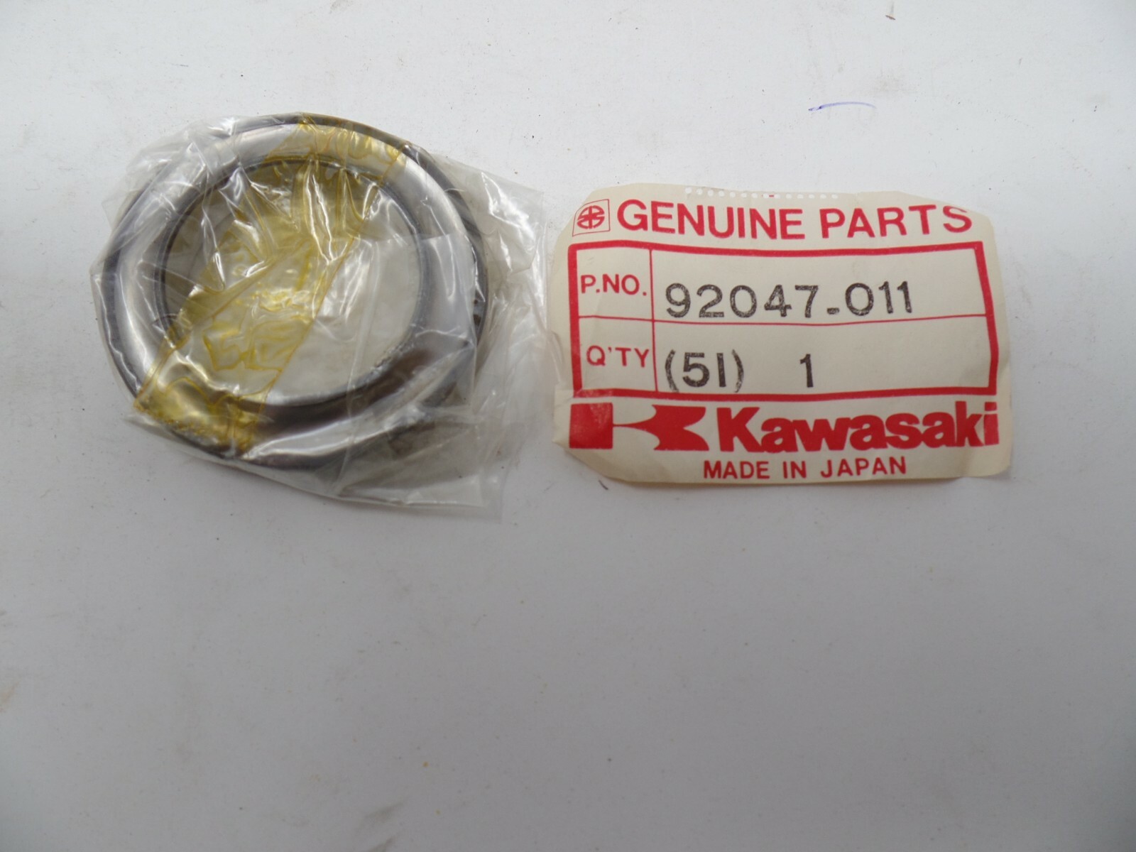 NOS KAWASAKI STEERING STEM BEARING EL250 EX 250 500 KZ 750 550 650 ...