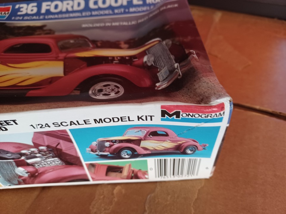 Monogram ‘36 Ford Coupe Street Rod 1:24 Scale Model Kit #2721 Unused | eBay