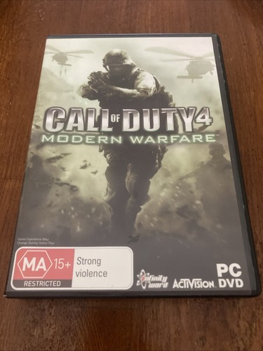 Call of Duty 4 Modern Warfare - COD Big Box - PC Game 2007 Shooter FPS ...