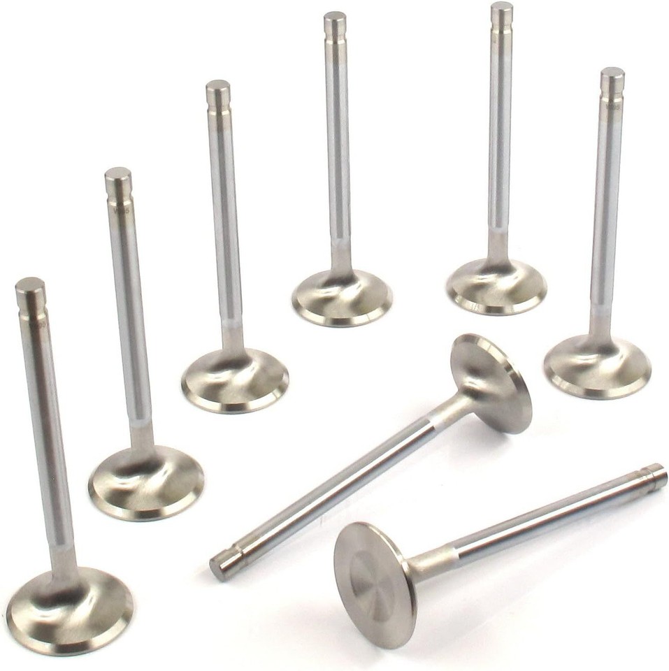 Chevy SB 327 350 Valvetrain Kit w/STAINLESS Valves 1.6,2.02+Springs ...