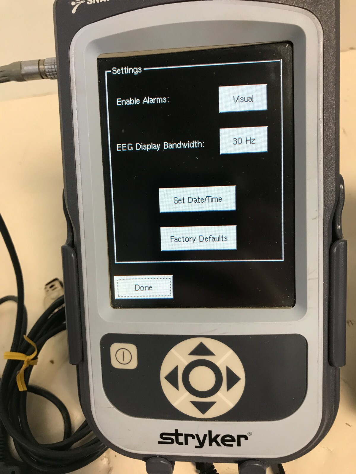 Stryker Snap II 600-5 Monitoring System & Interface Cable for sale ...