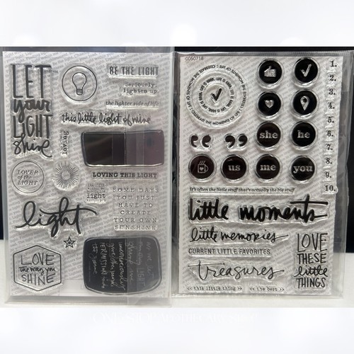 Ali Edwards LITTLE THINGS Light Moments Planner Journal Rubber Stamps ...