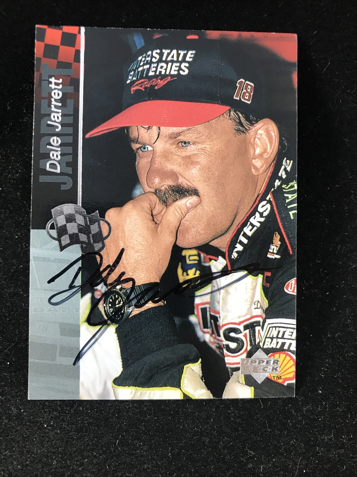 Dale Jarrett Autographed NASCAR Card | eBay