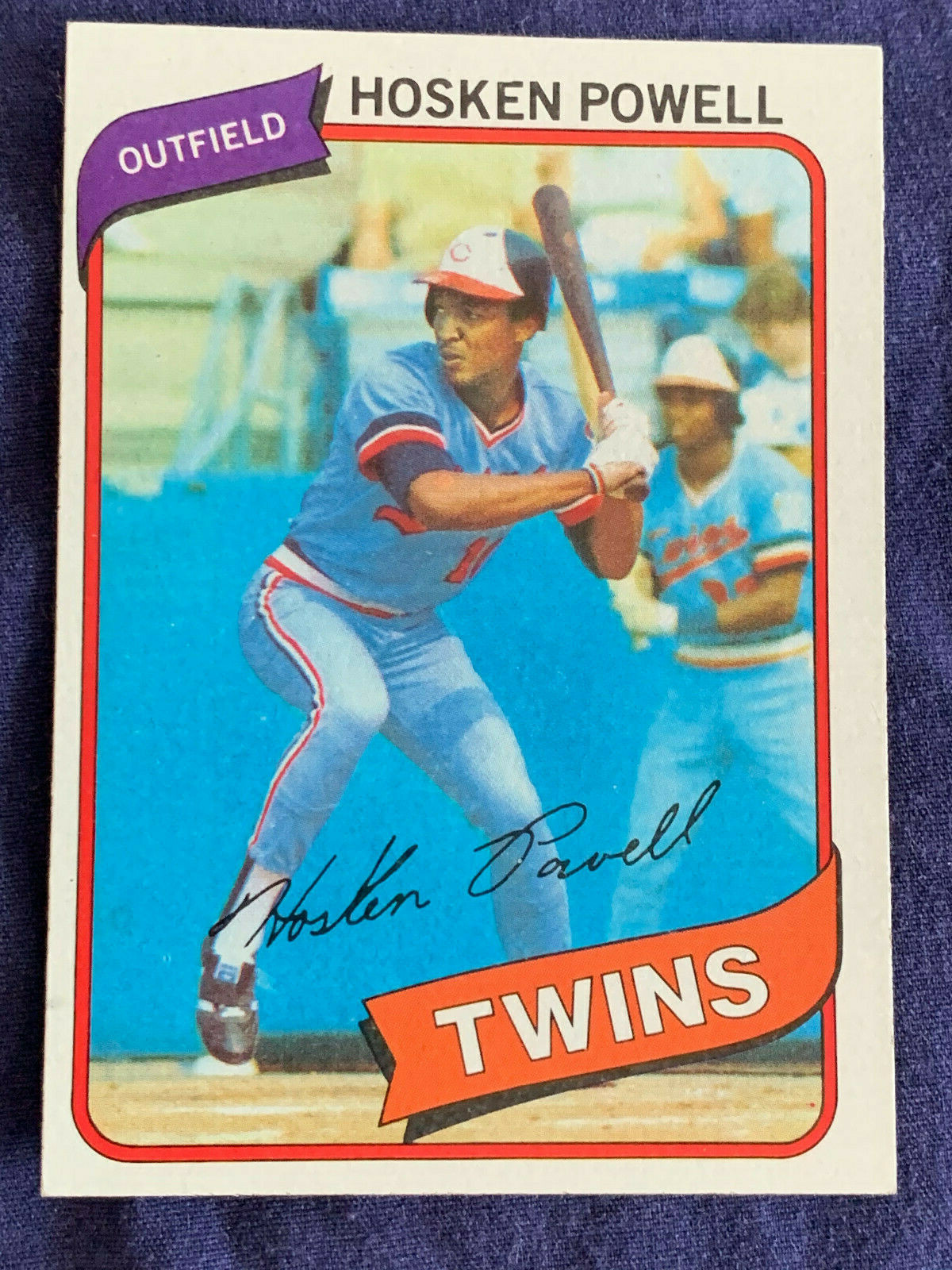 1980 TOPPS BASEBALL #471 HOSKEN POWELL MINNESOTA TWINS NMMT SHARP FREE ...