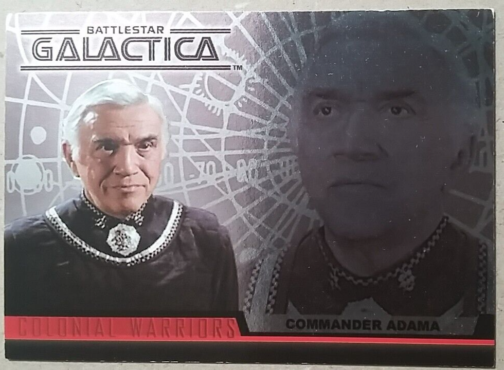 Battlestar Galactica Rittenhouse 2004 Colonial Warrior CW1 Commander ...