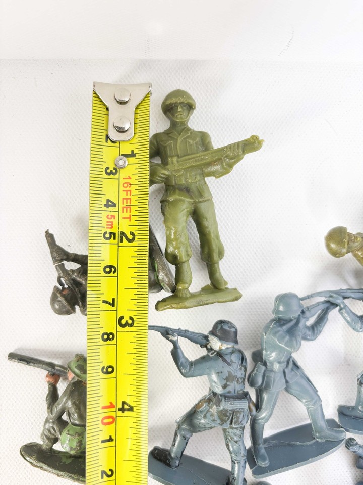 Vintage Plastic Toy Soldiers WW2 US German Japanese & Others Matchbox ...