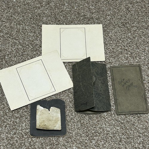 Lot Of 4 Antique Paper Cardboard Picture Frames Standing Folding ...