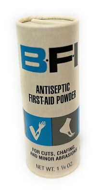 NEW BFI Antiseptic First Aid Powder 1.25 Oz Bismuth Formic Iodide New ...