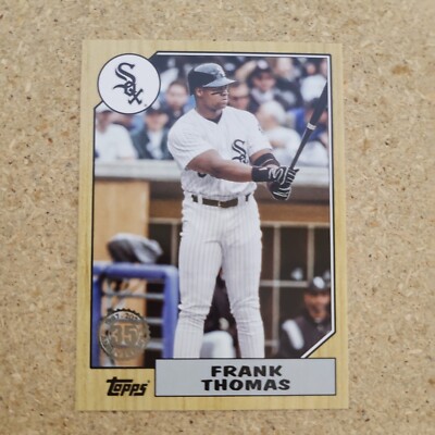 Frank Thomas 2022 Topps #T87-7 1987 35th Anniversary Insert Chicago ...