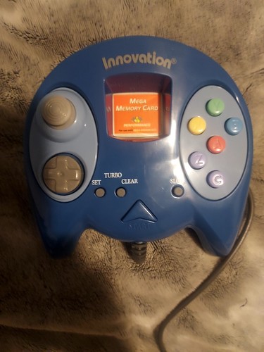Sega Dreamcast Blue Controller 💙 Works W-memory Card | eBay