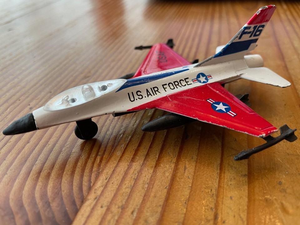 TMLM BRAND Diecast USAF U.S. Air Force F-16 ~ #A203 ~ Airplane/Military ...
