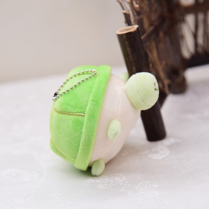 Adorable Turtle Plush Toy Keyring Bag Charm Pendant Keychain For Girls ...