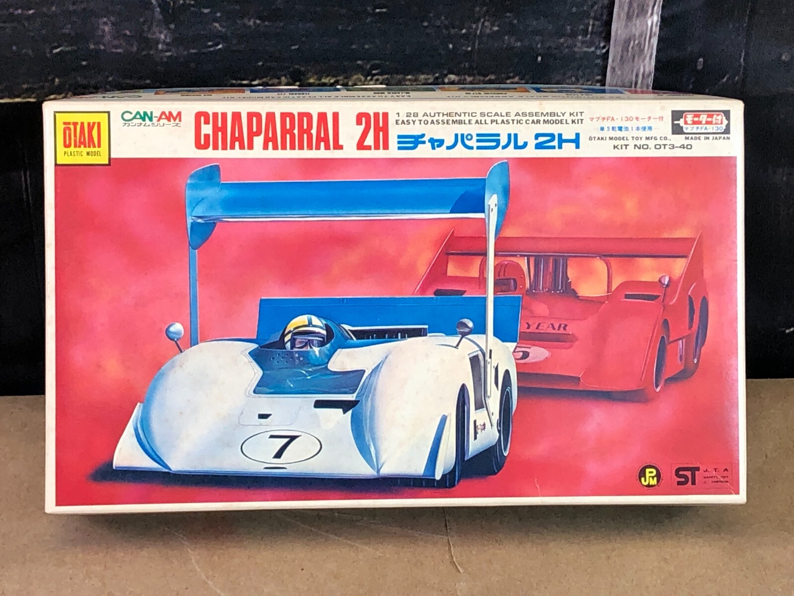 OPEN BOX Otaki 1:28 Motorized Model Kit CHAPARRAL 2H No. 0T3-40 Sealed ...