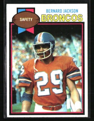 1979 TOPPS Football Vintage Trading Card #12 🏈 BERNARD JACKSON, Denver ...