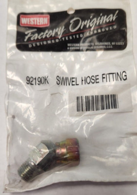 Western 92190K Swivel Hose Fitting 1/4" x 45 Degree Elbow | eBay