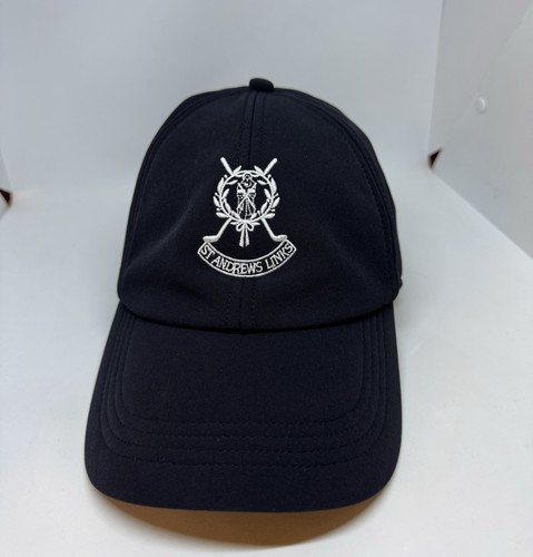St. Andrews The Links Hat Cap Hat Black Stretch Fit Golf Cap Hat | eBay