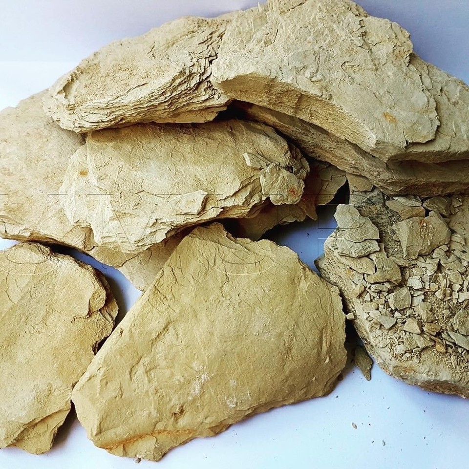 Indian Fuller's Earth, Organic Pure Multani Mitti chunks Skin Face ...