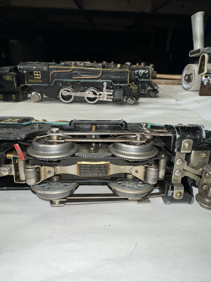 AMERICAN FLYER PRE WAR O GAUGE 2-4-2 STEAM LOCOMOTIVE 420 Tested Tender ...