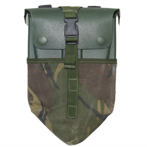 Genuine British Army Nato Issue Green Folding Spade Shovel in Case | eBay