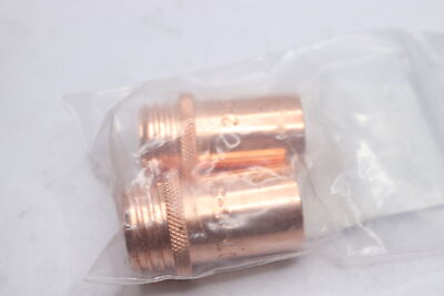 (2-Pk) Radnor Tweco Style Coarse Threaded Nozzle Copper 3/4" 64002717 ...