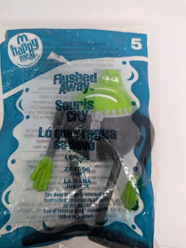 NEW SEALED McDonald’s Flushed Away Le Frog Figure Happy Meal Toy A4 | eBay