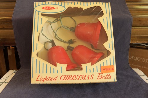 Vintage Plastic Twinkle Bell Lights with Original Box | eBay