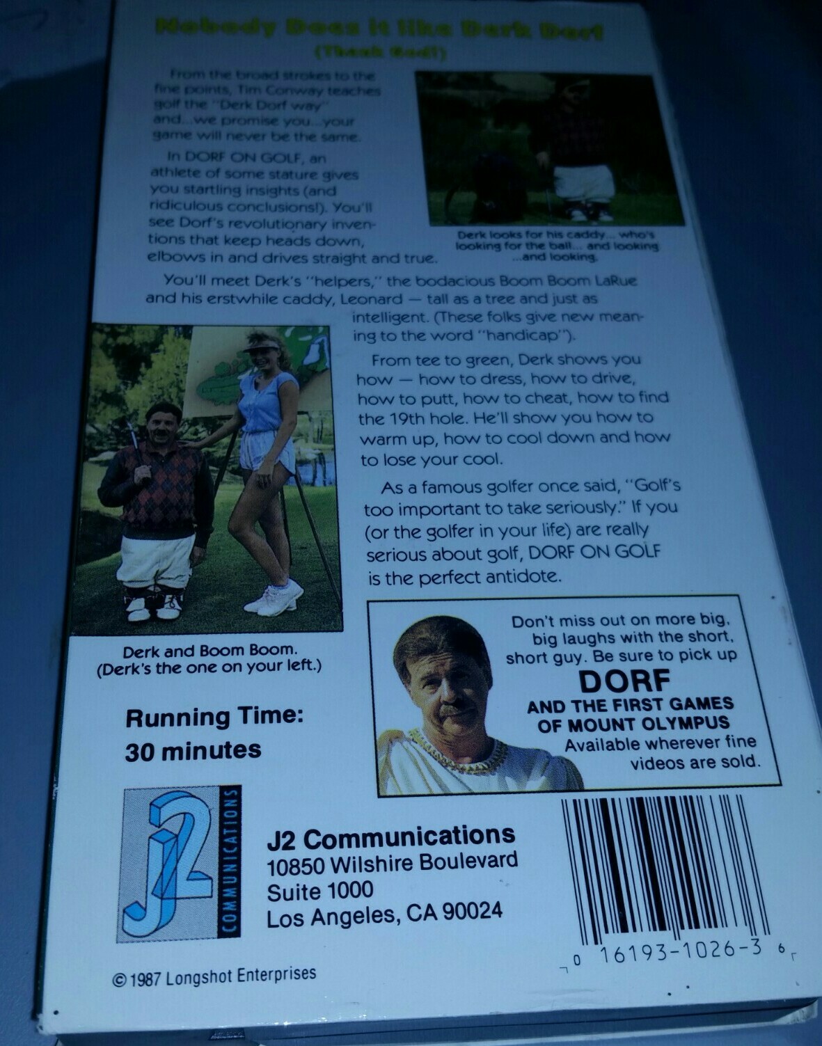 Dorf On Golf VHS VCR Video Tape Movie Tim Conway Used | eBay