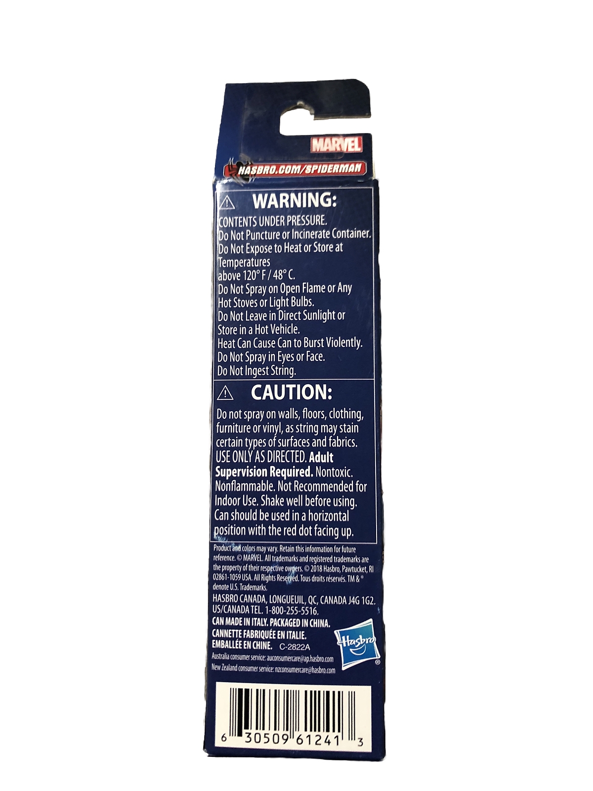Hasbro Marvel Spider-Man Blue Web Fluid Refill - 3.7oz for sale online ...
