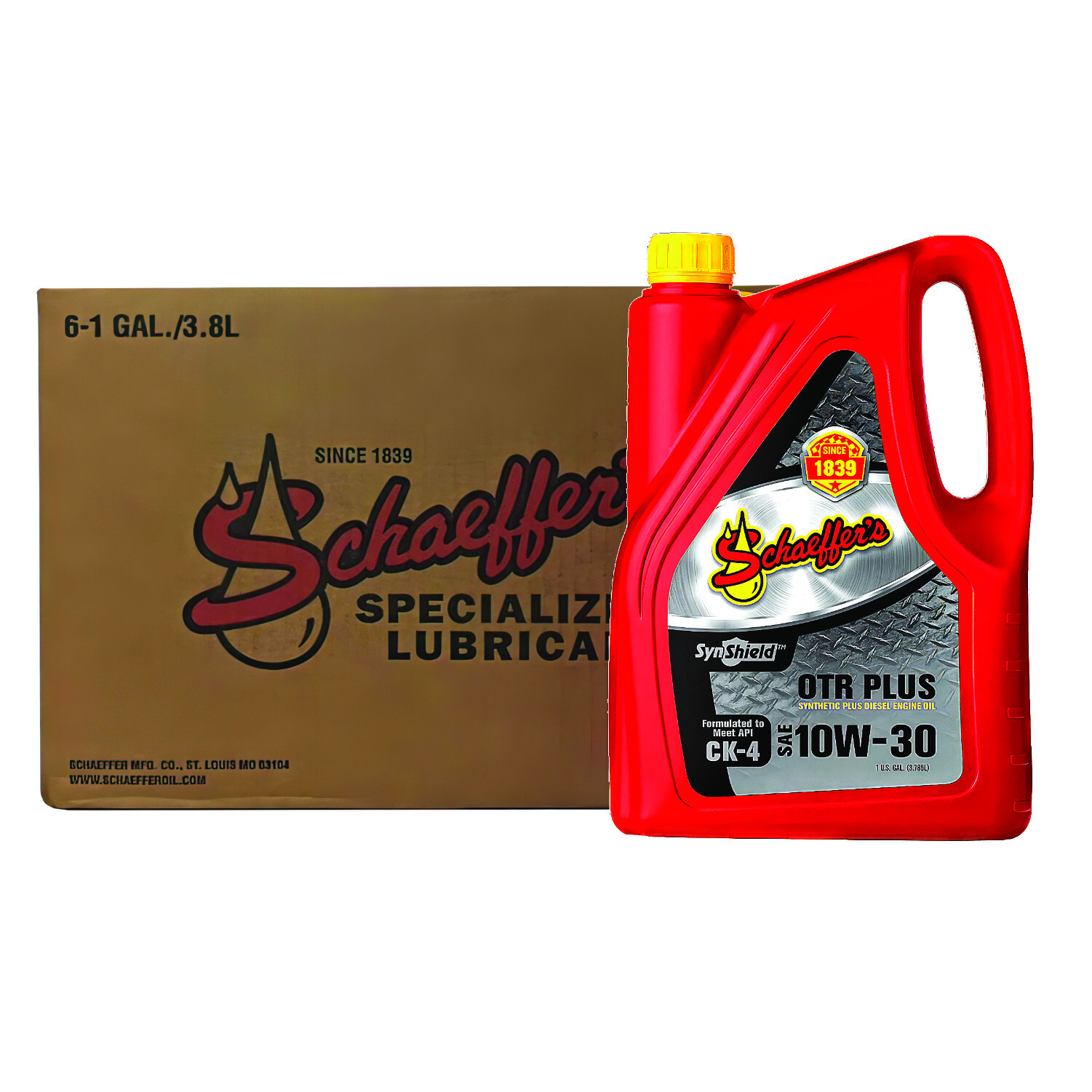 Schaeffer Diesel Engine Oil 0711-006 SynShield® OTR Plus 10W-30 - 6 ...