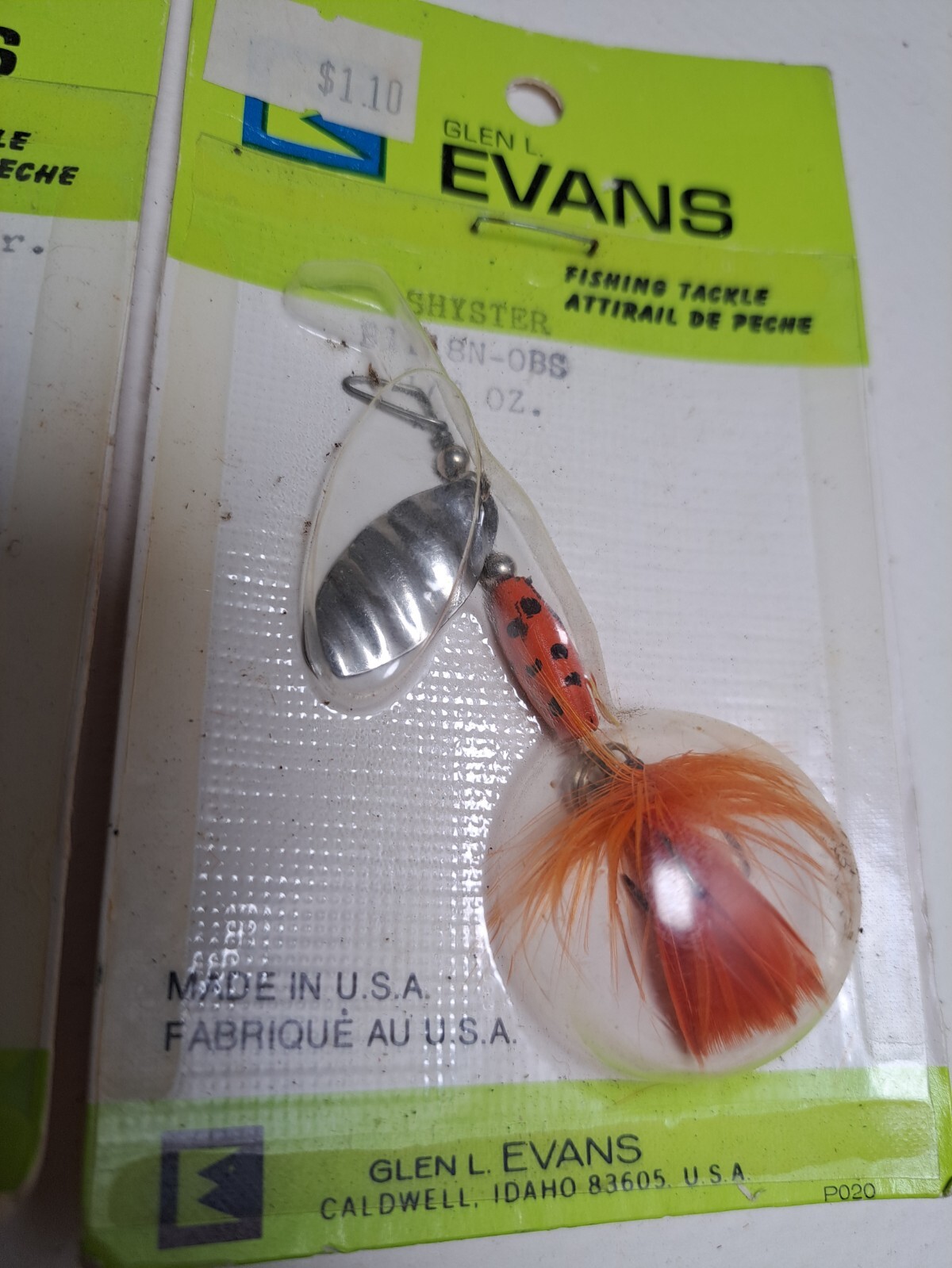 2x Vintage Glen L Evans Shyster Fishing Lure Tackle NIB | eBay